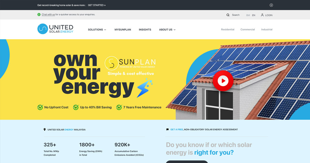 Portfolio - United Solar Energy Malaysia